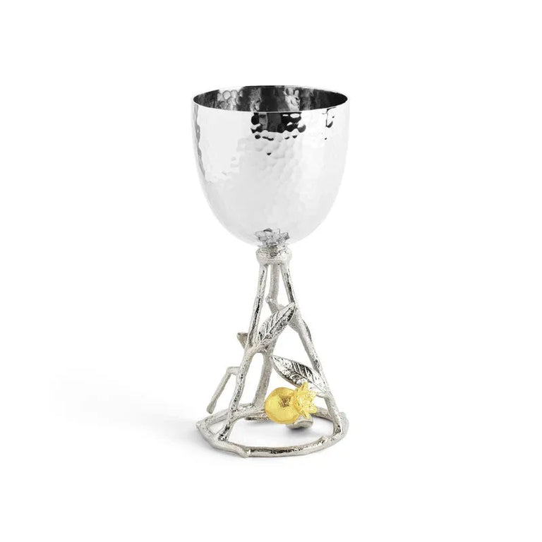 Pomegranate Silver & Gold Kiddish Cup – Michael Aram