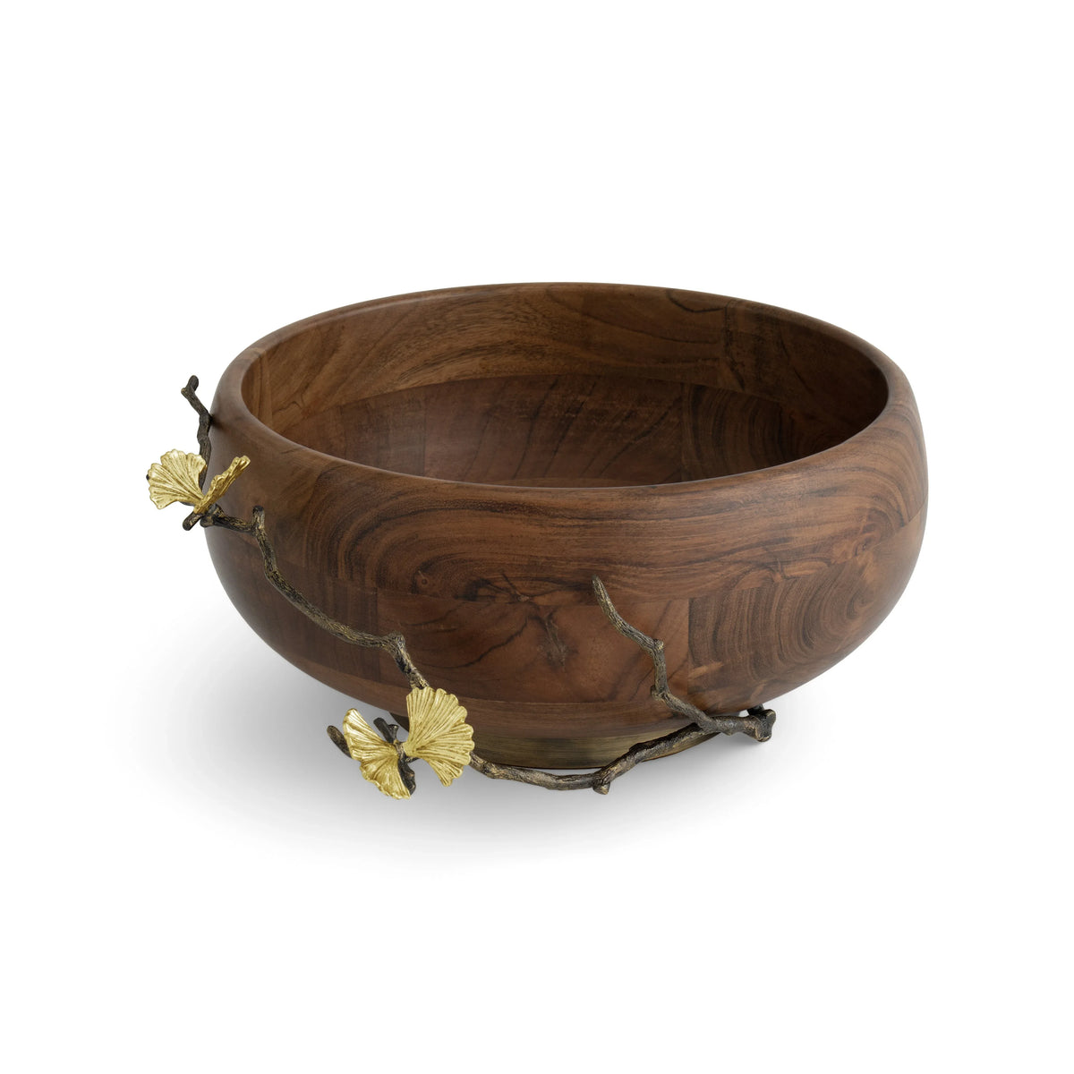 Butterfly Ginkgo Wood Salad Bowl – Michael Aram