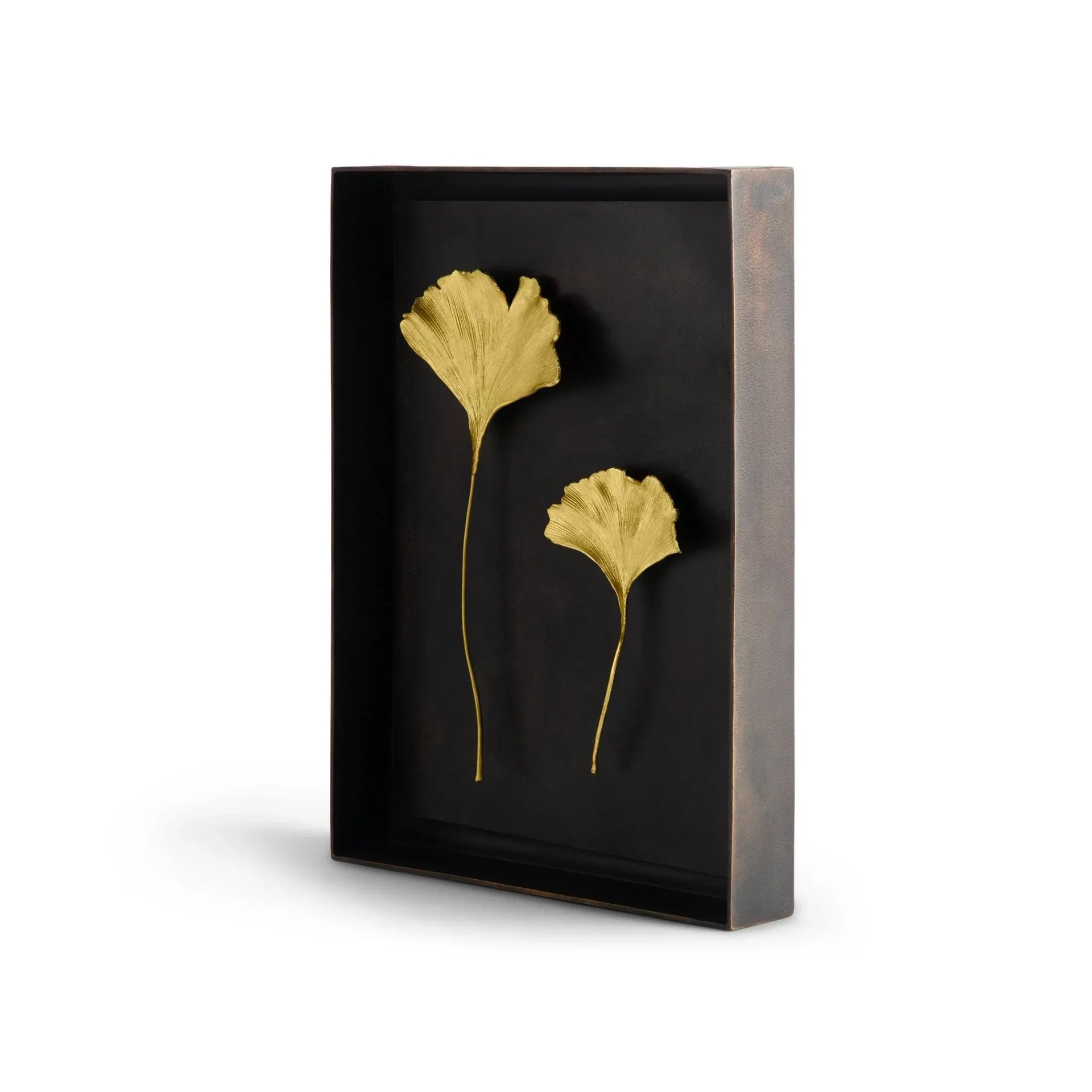 Ginkgo Leaf Shadow Box – Michael Aram