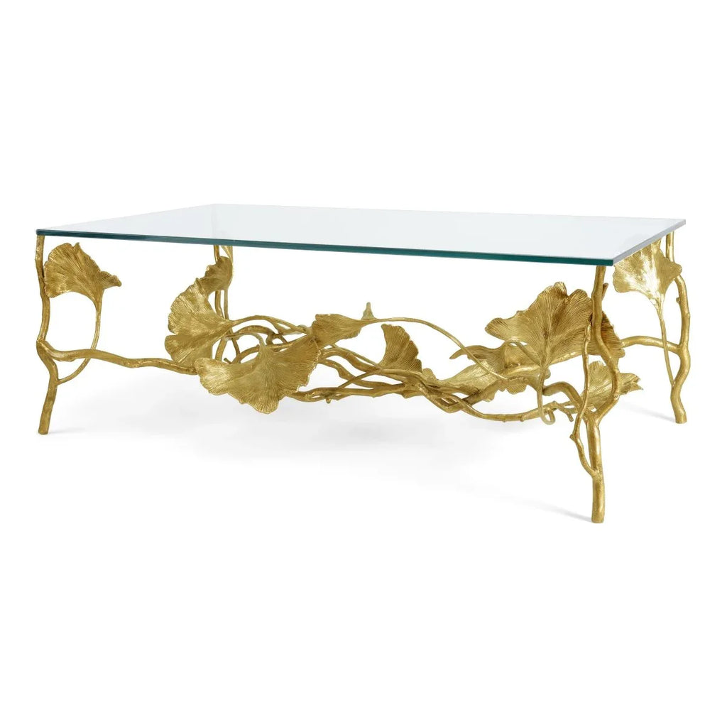 Golden Ginkgo Coffee Table – Michael Aram