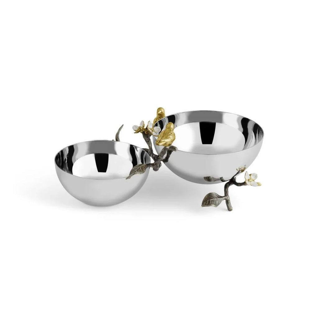 Lovebirds Double Dish – Michael Aram