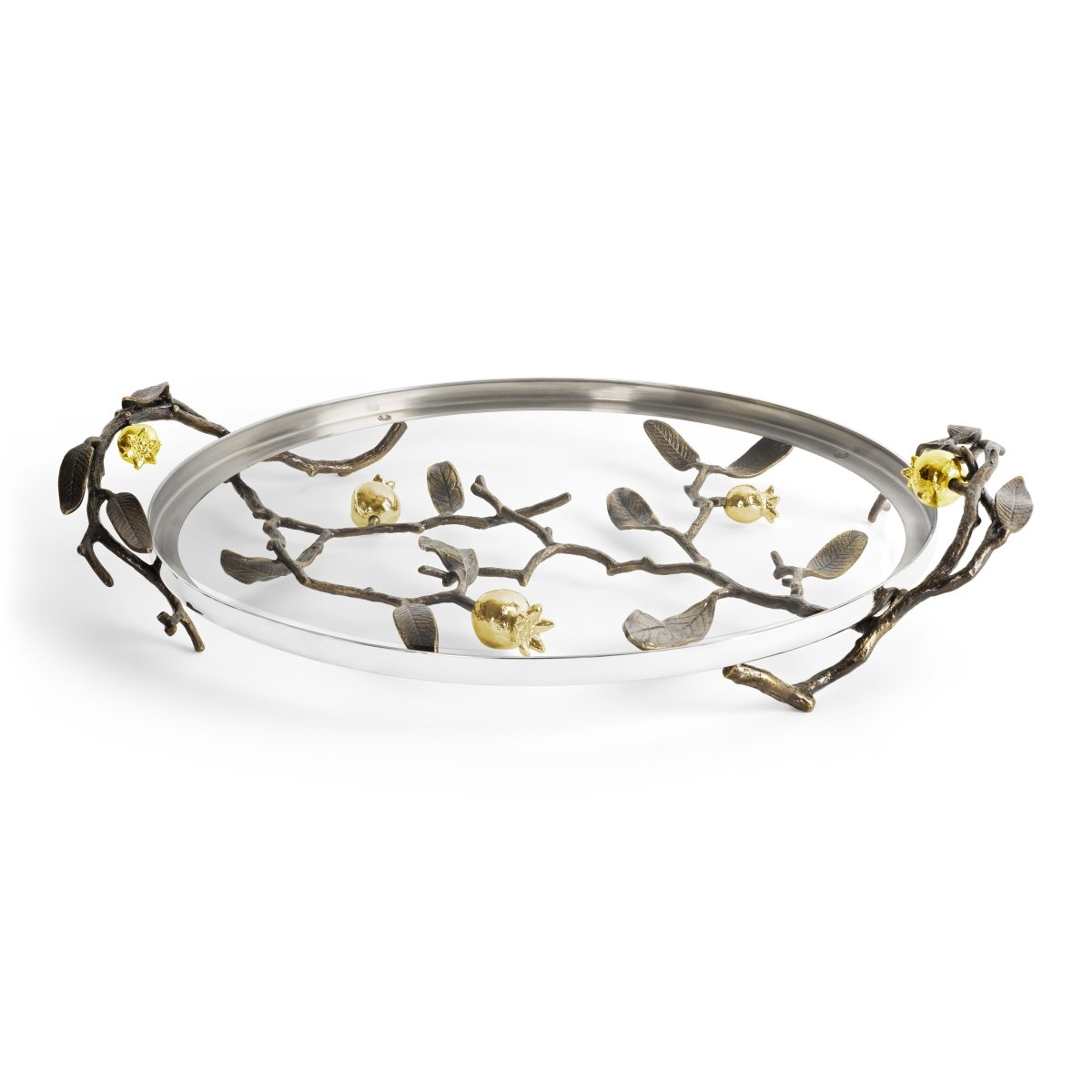 Pomegranate Glass Platter – Michael Aram