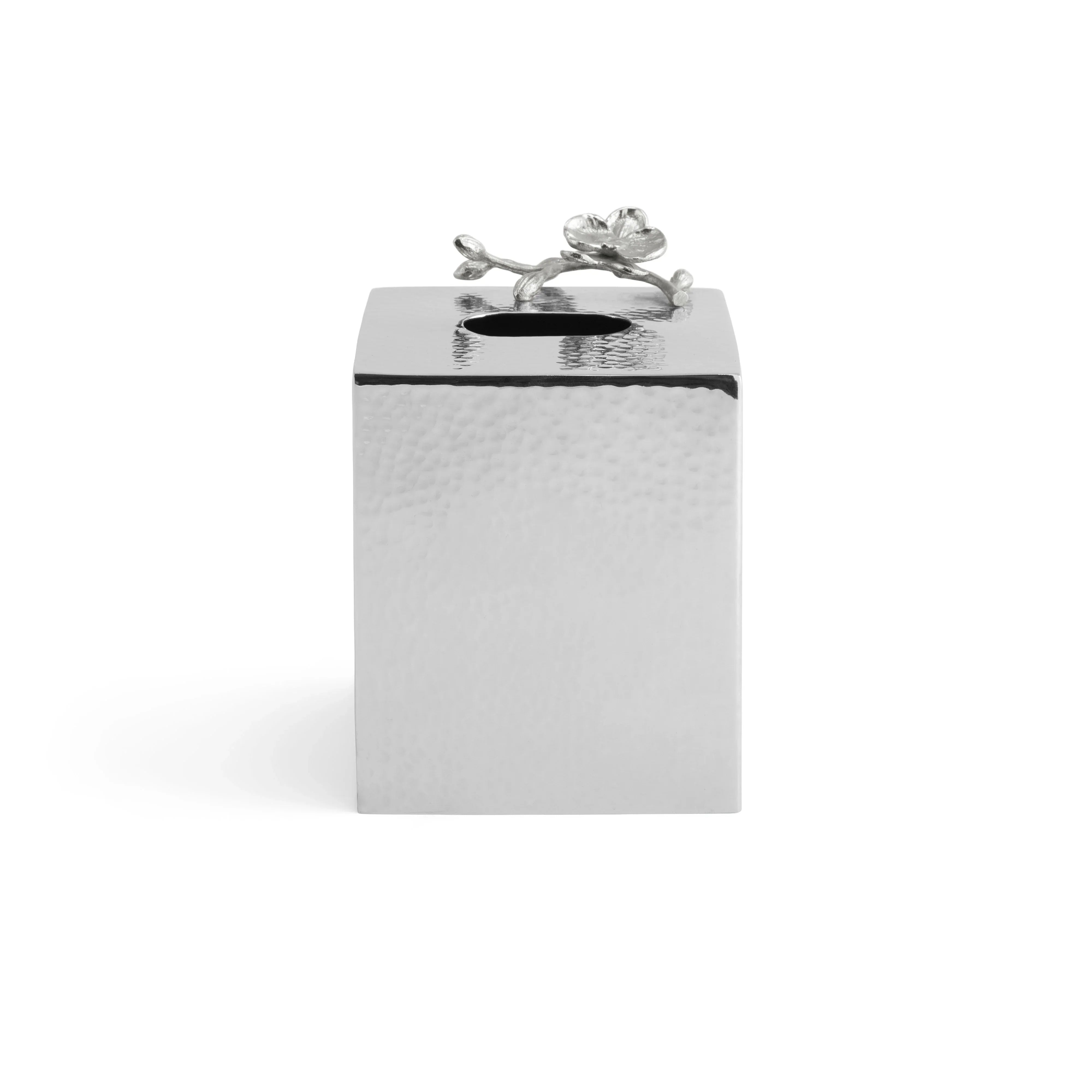 White Orchid Tissue Box Holder – Michael Aram